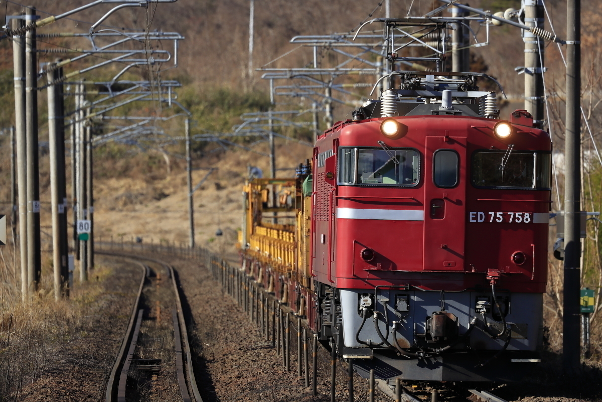 ED75-758の牽くロンチキ出場: うっかり鉄の本棚（旧うっかり鉄の鉄道風景写真撮影記）