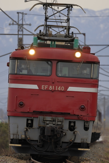 EF81-140牽引の「快速SL村上ひな街道号」の返却回送を撮る！(その2): うっかり鉄の本棚（旧うっかり鉄の鉄道風景写真撮影記）
